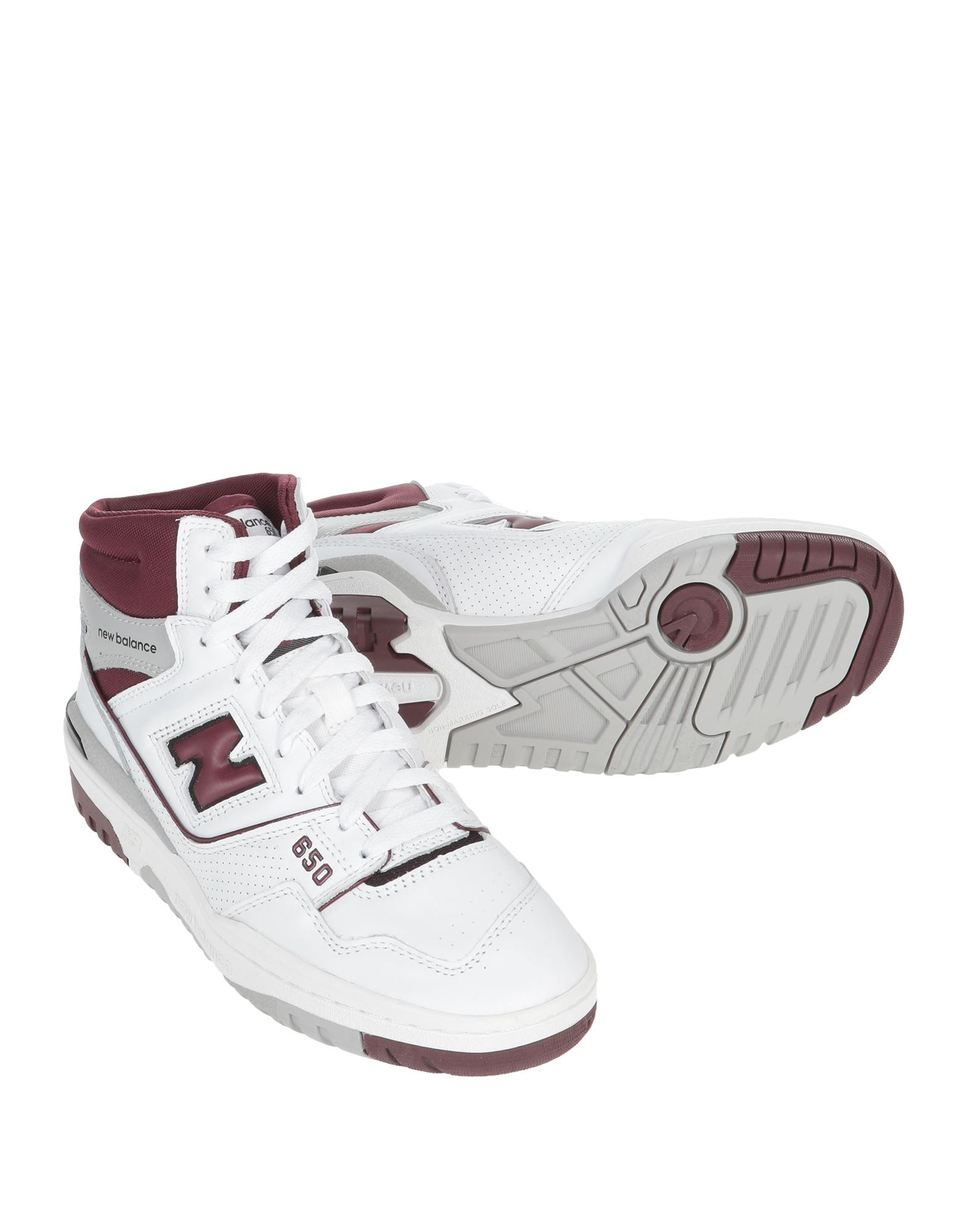 New Balance 650 High-Top Sneakers - White - 43% Off