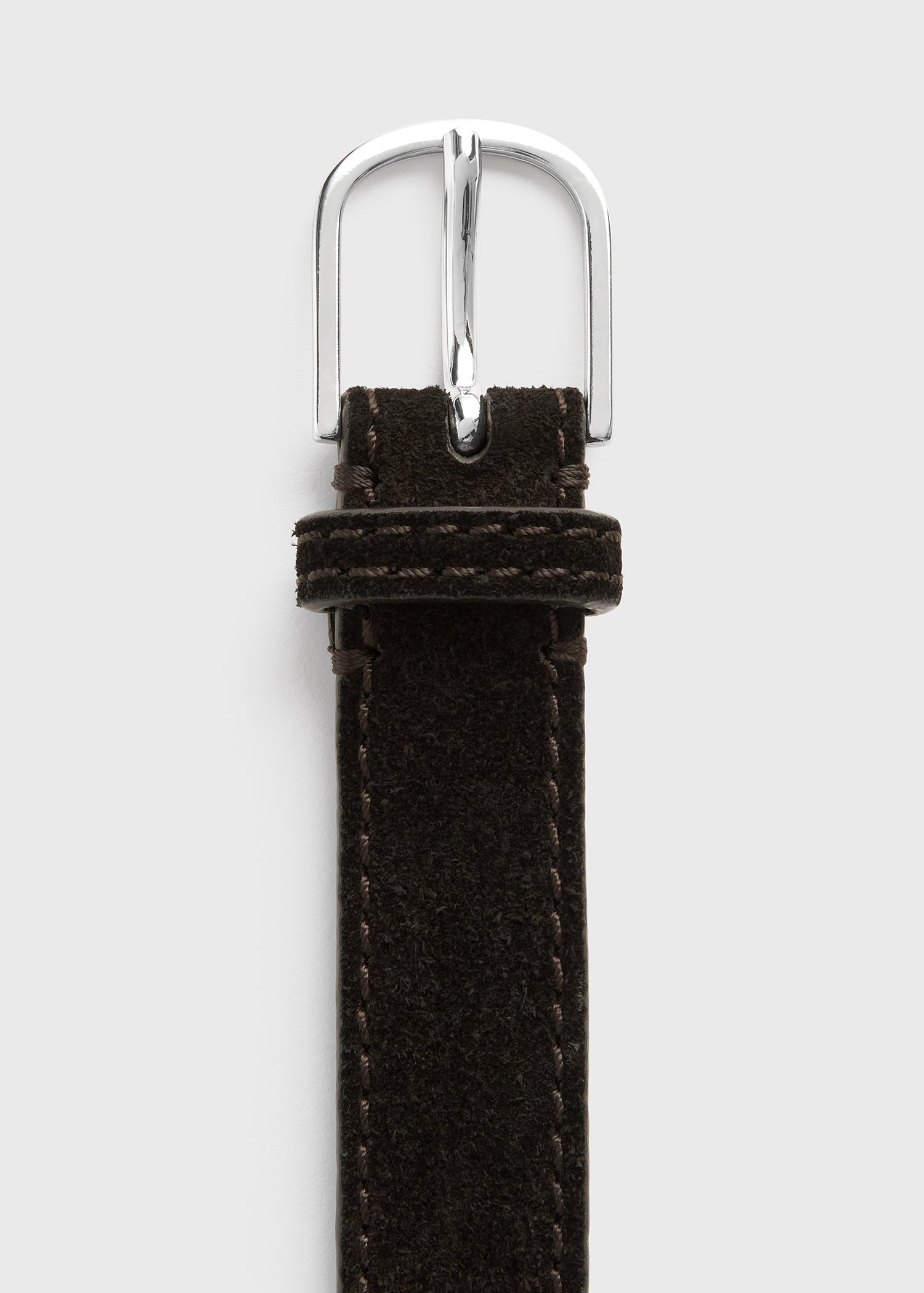 Toteme Slim Trouser Belt Espresso Suede BRAND NEW NEVER WORN WITH TAGS AND BOX Toteme Black Slim Trouser Leather Belt | Neiman Marcus main image 4