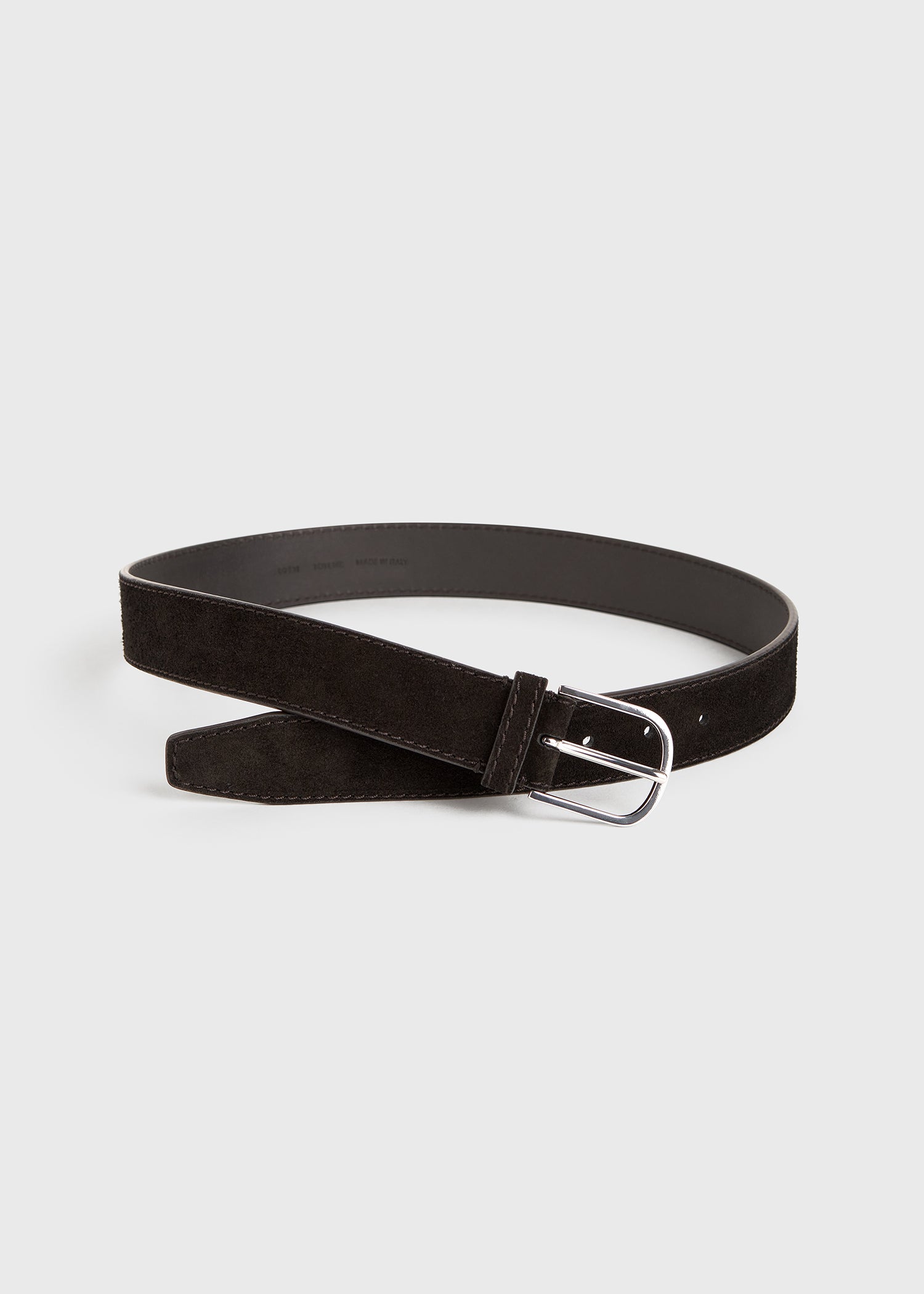 Toteme Wide Trouser Belt - Espresso | Editorialist display picture 2