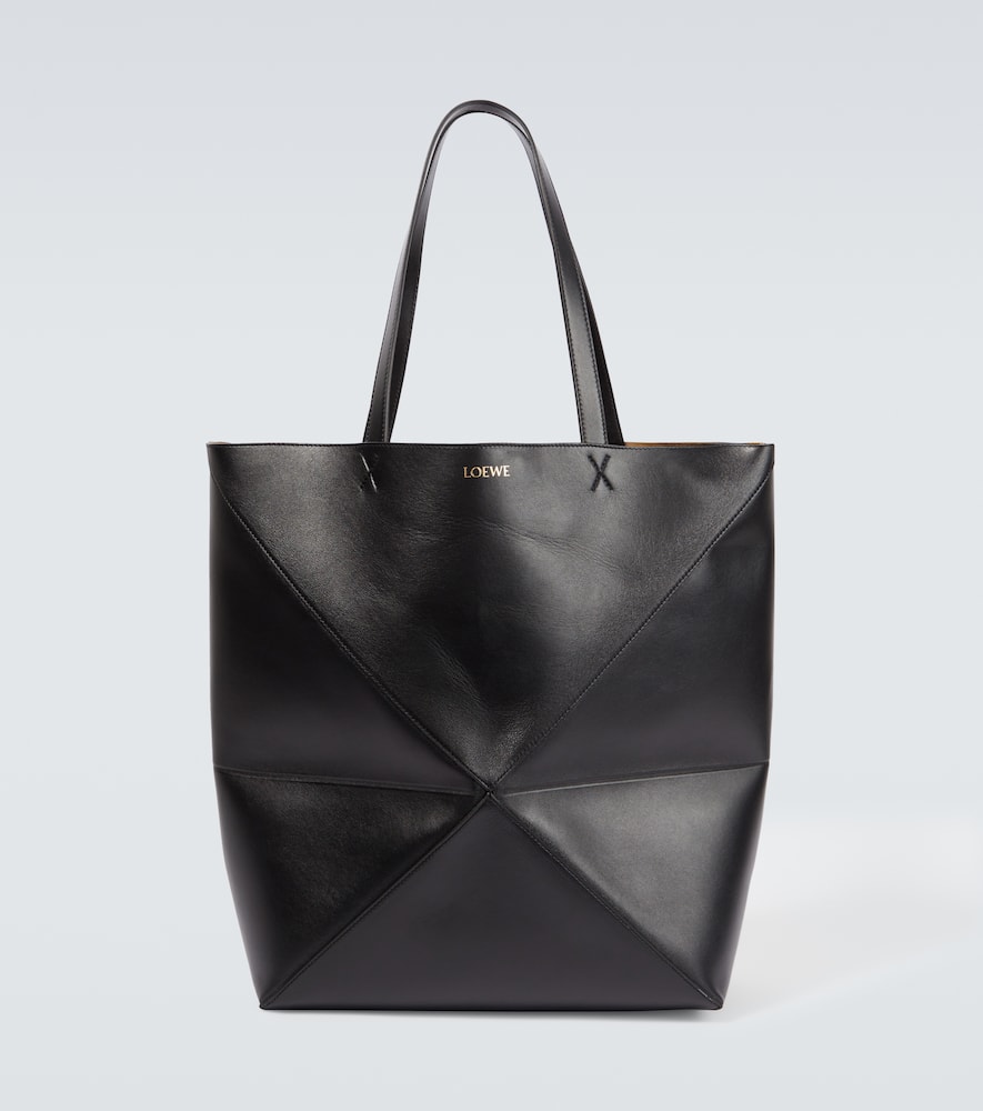 Loewe Puzzle Fold Xl Tote Bag - Black | Editorialist