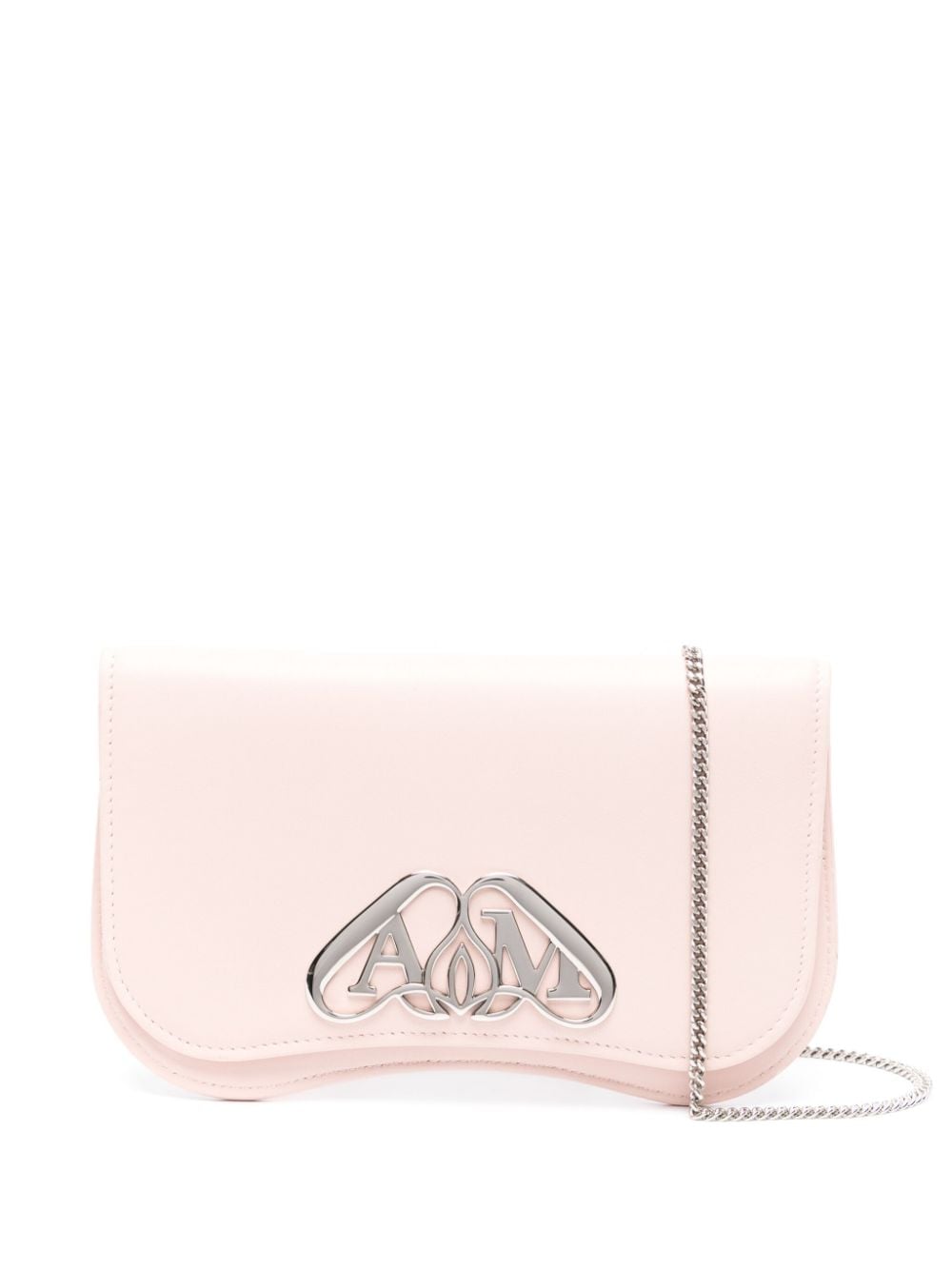 ALEXANDER MCQUEEN Alexander McQueen Logo-Plaque Leather Crossbody Bag