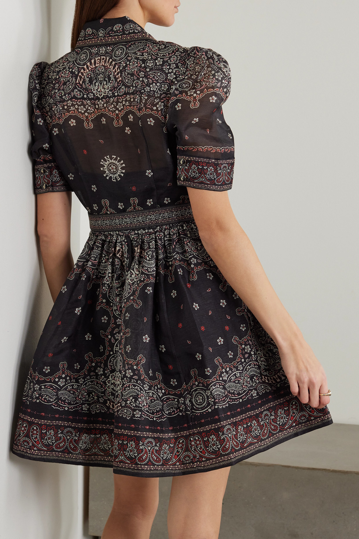 knee length dresses for ladies BUTTERFLY KISS EMBELLISHED DENIM MINI TUBE DRESS – AKIRA main image 0