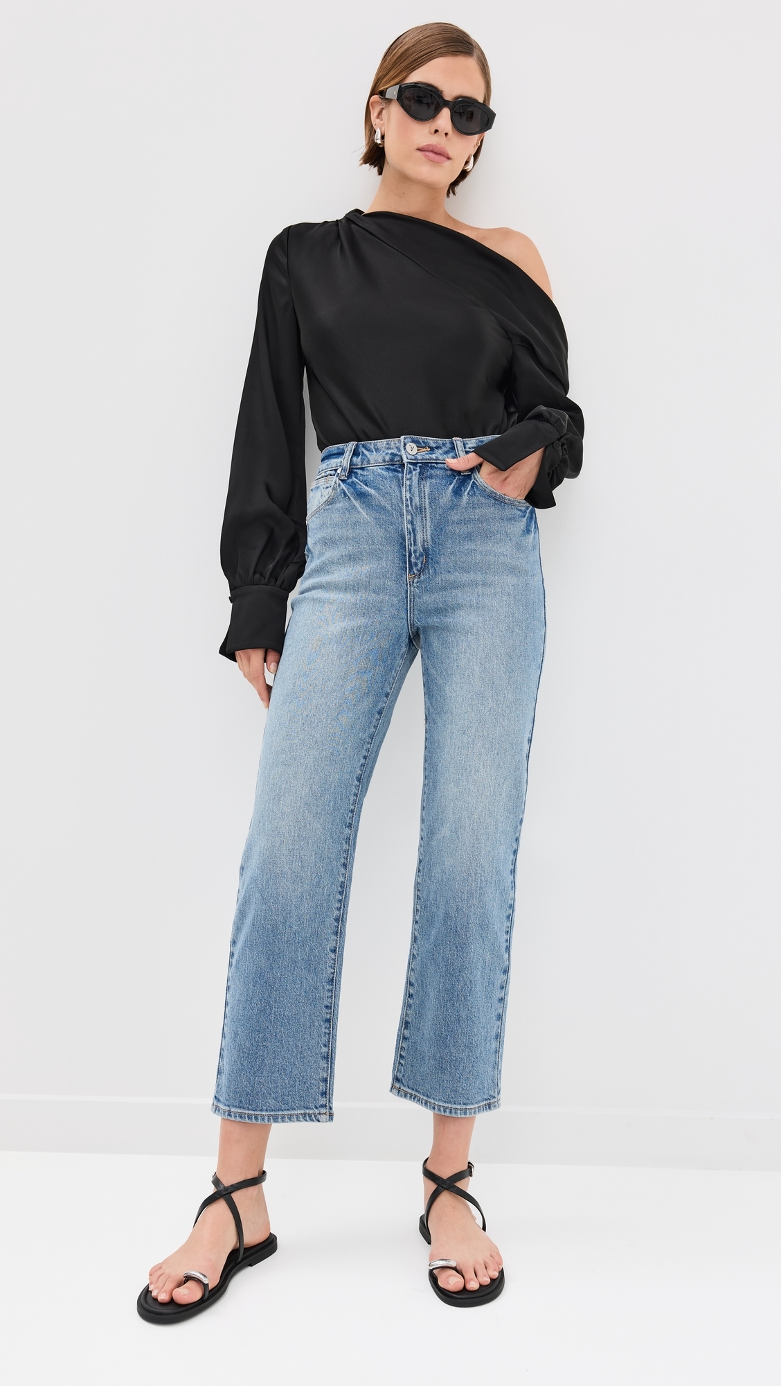 SIMKHAI SIMKHAI Alice One Shoulder Top