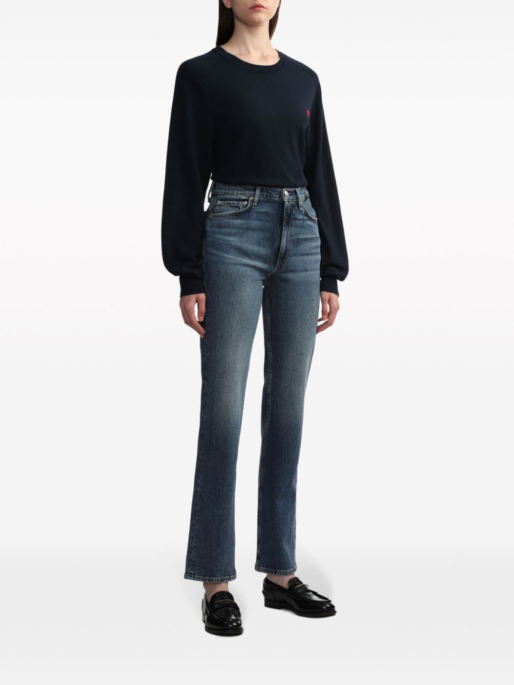 rag & bone nina high rise cigarette jeans High-rise Dana Ankle Jean In Nocolor and stretches for a perfect fit anytime Rag & bones Nina High-rise