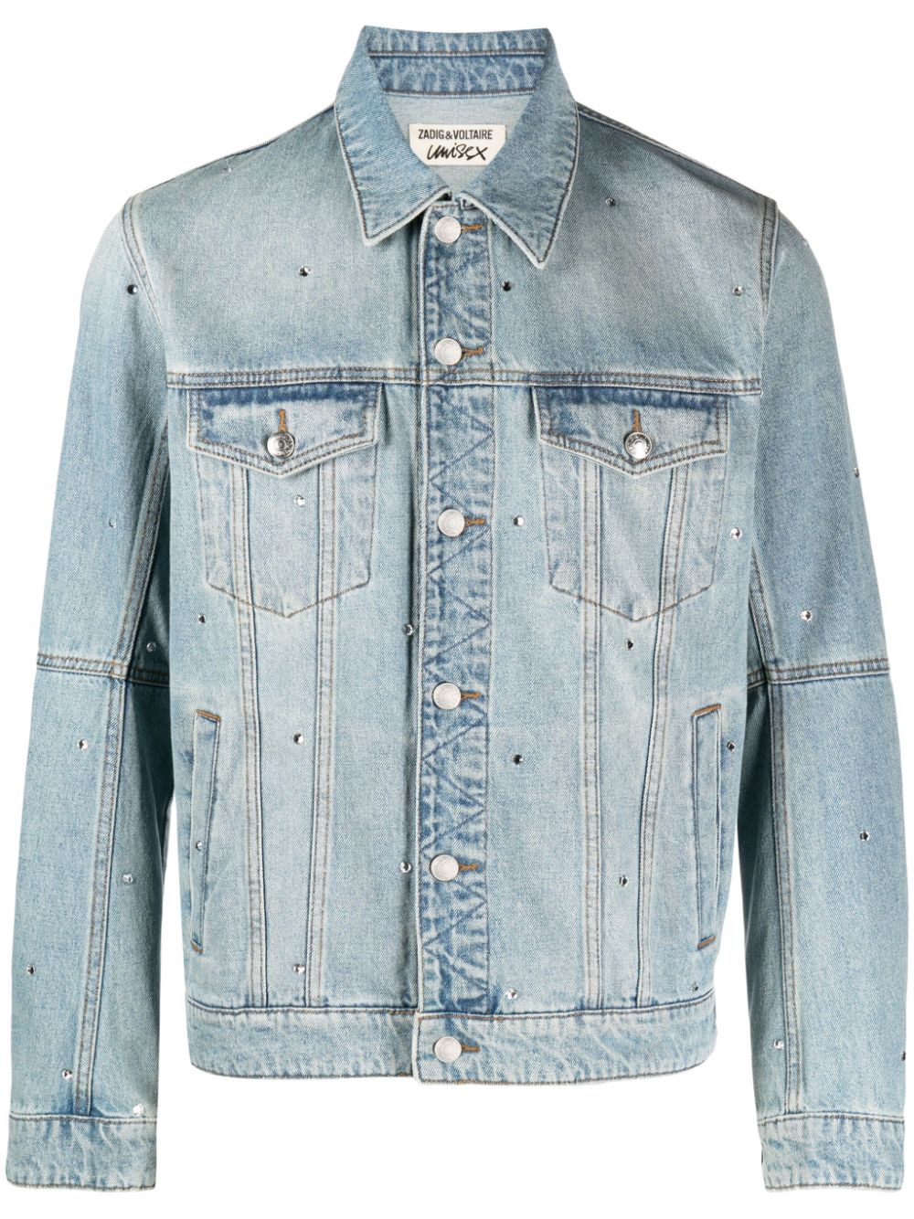 ZADIG&VOLTAIRE Zadig&Voltaire Kasy Spread-Collar Denim Jacket