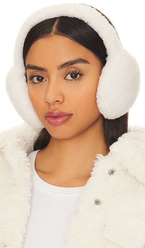 Jocelyn Ear Muffs Beige Faux Fur One Size New Jocelyn Faux Fox Earmuffs | Shopbop main image 2