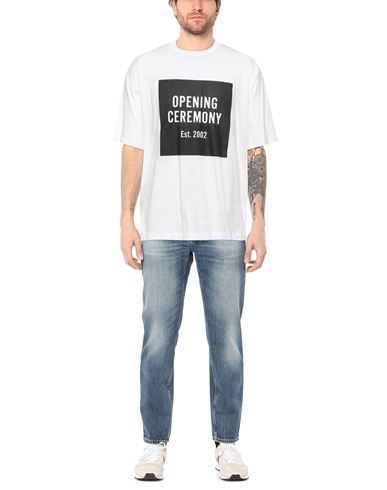 OPENING CEREMONY man t-shirt white size s cotton