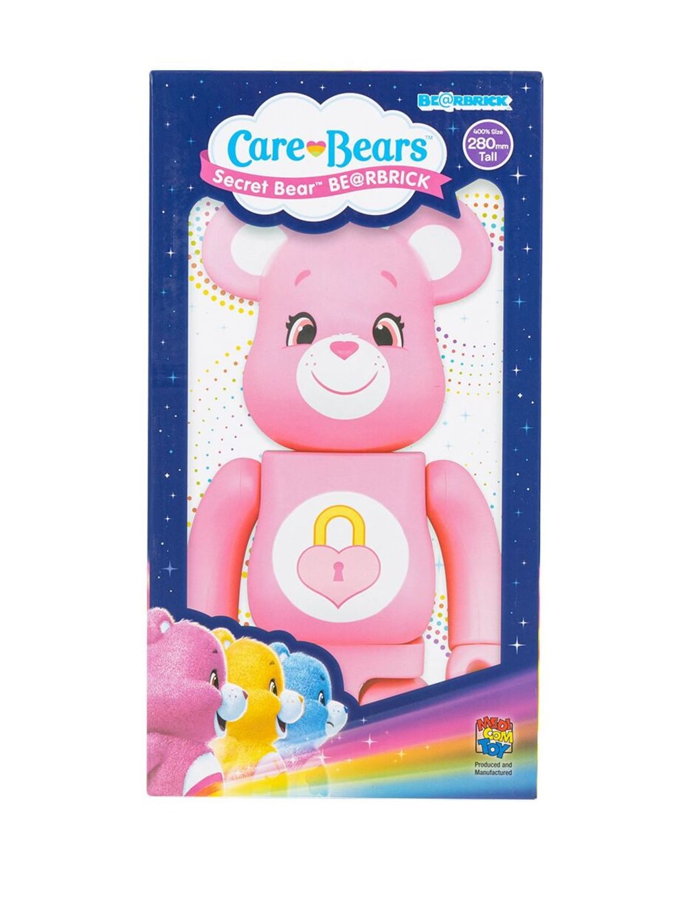 MEDICOM TOY X Care Bears Secret Bear Be@rbrick 400% Figure - Pink