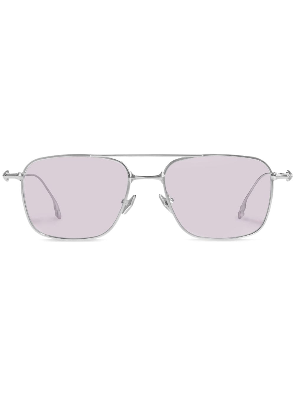 Gentle Monster Met 02 Square-Frame Sunglasses - Silver  display picture 1