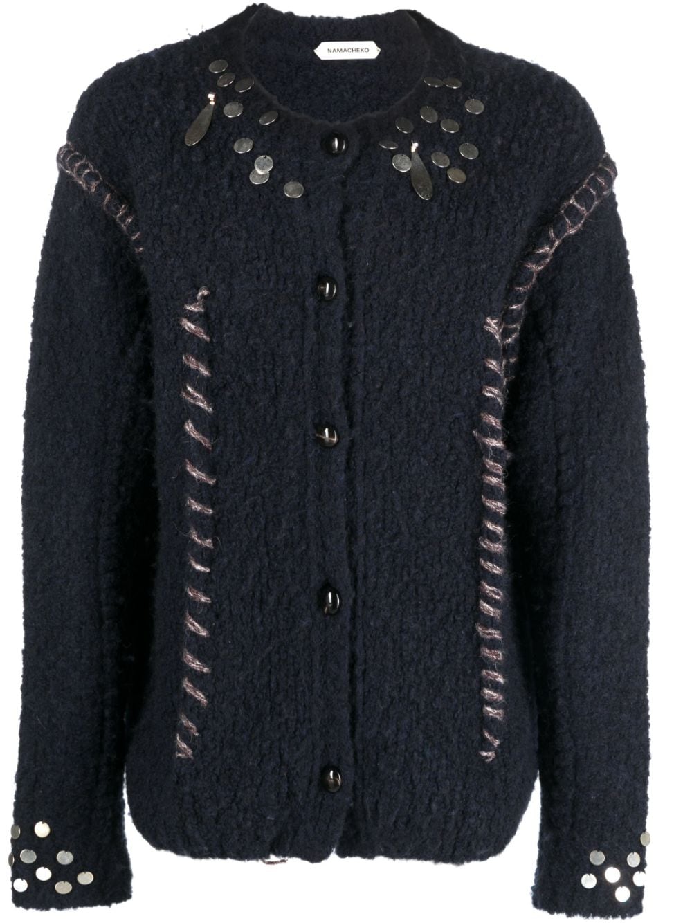 Namacheko Hankford Cardigan - Blue | Editorialist