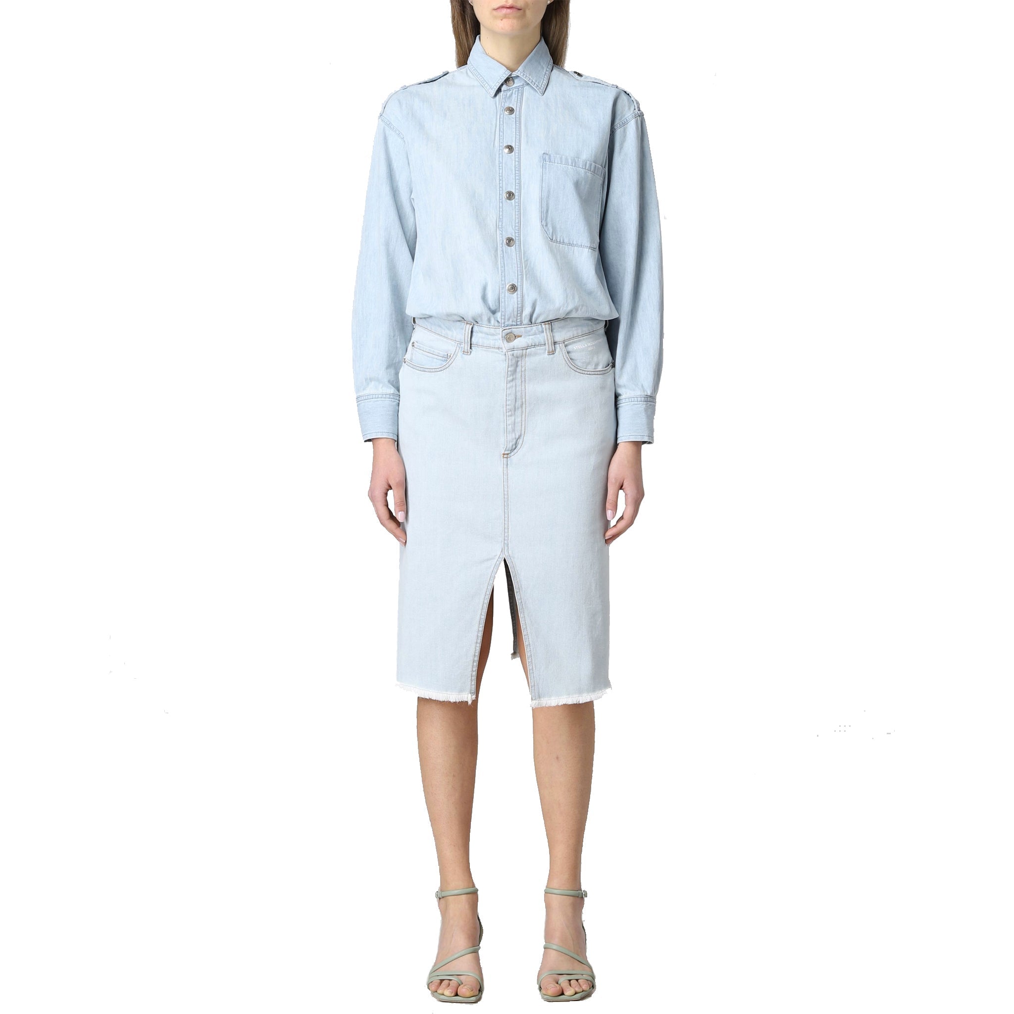 STELLA MCCARTNEY Stella Mccartney Denim Shirt Dress