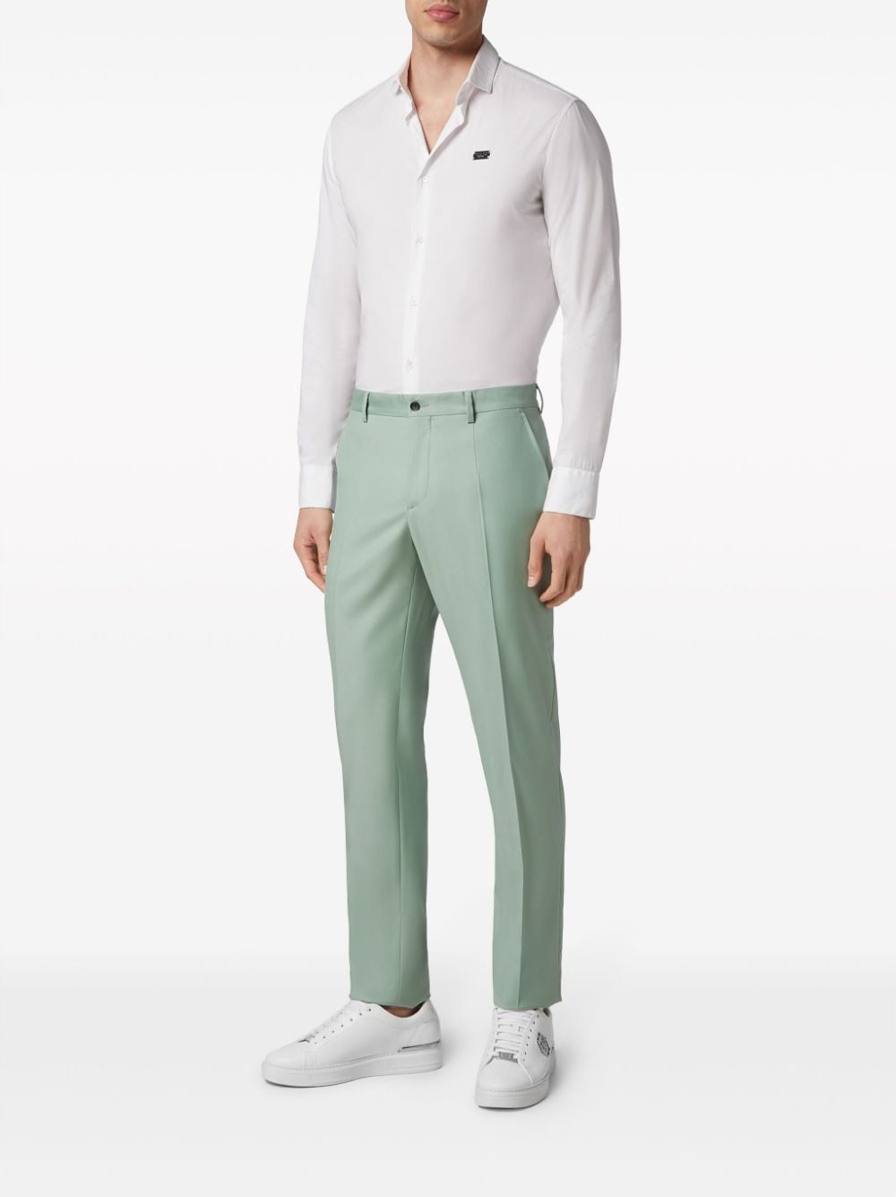 PHILIPP PLEIN Philipp Plein Pressed-Crease Tailored Trousers