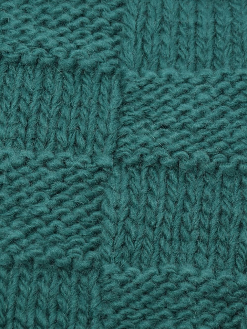 Kiko Kostadinov Aspasia Crochet-Knit Scarf In Blue - 50% Off