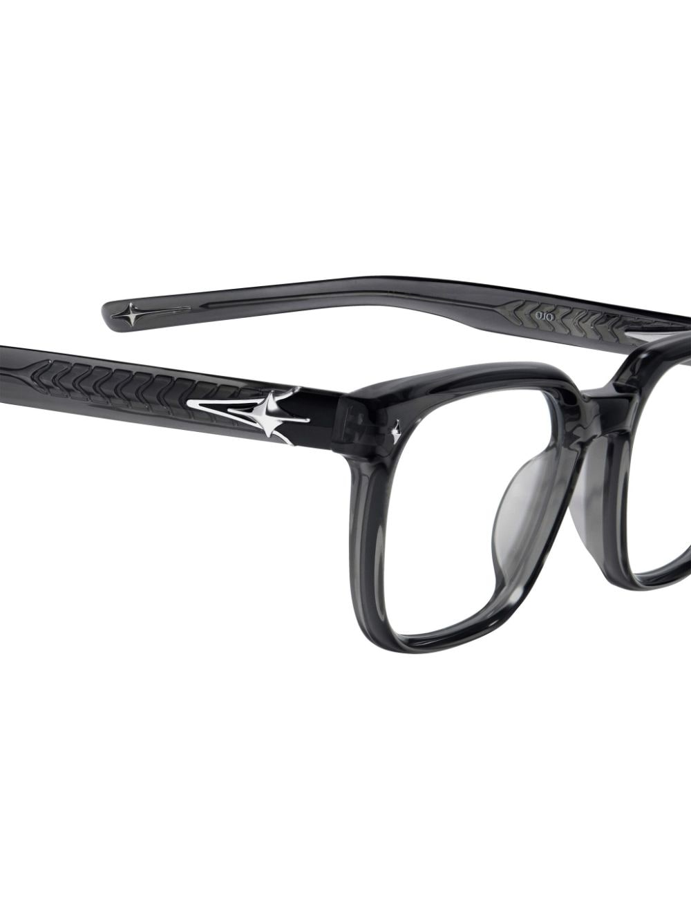 GENTLE MONSTER Ojo Gc9 Square-frame Glasses - Grey | Editorialist