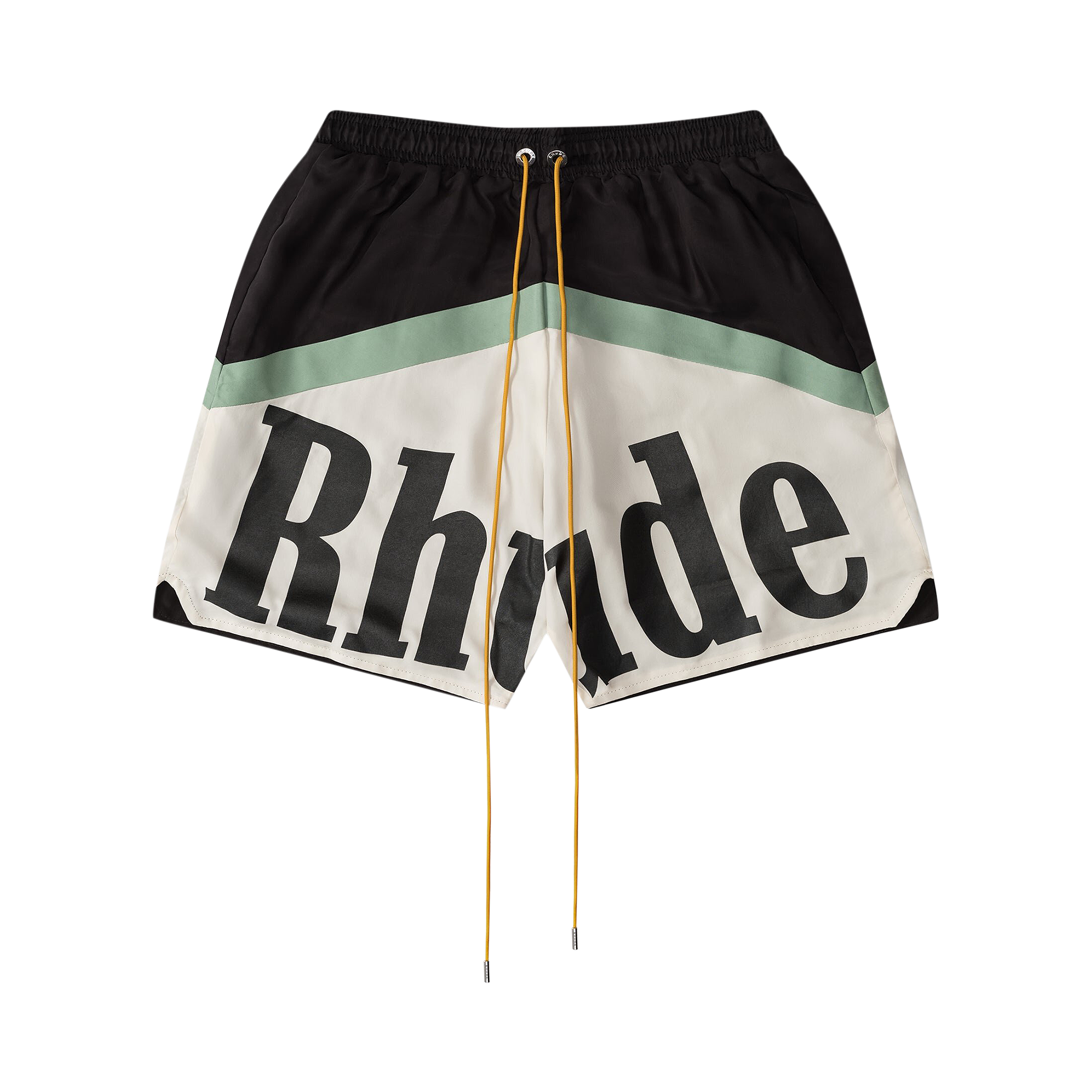 RHUDE rhude regatta club hawaiian shirt in black.