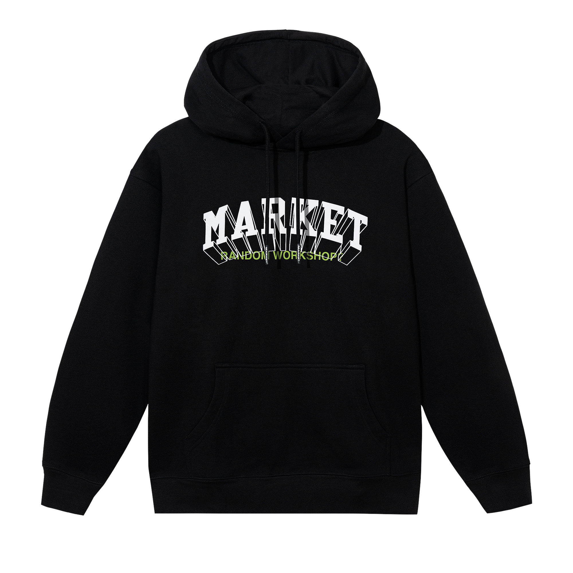 Market Super Pullover Hoodie Black Editorialist