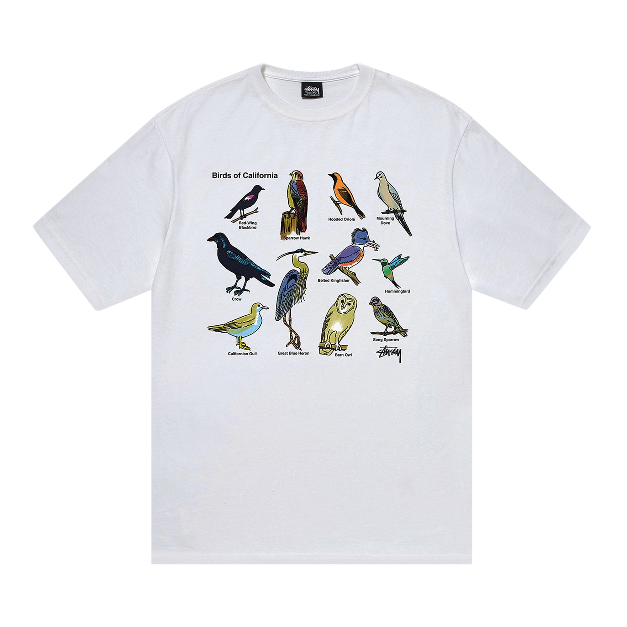 StüSsy California Birds Tee 'Navy - Blue | Editorialist