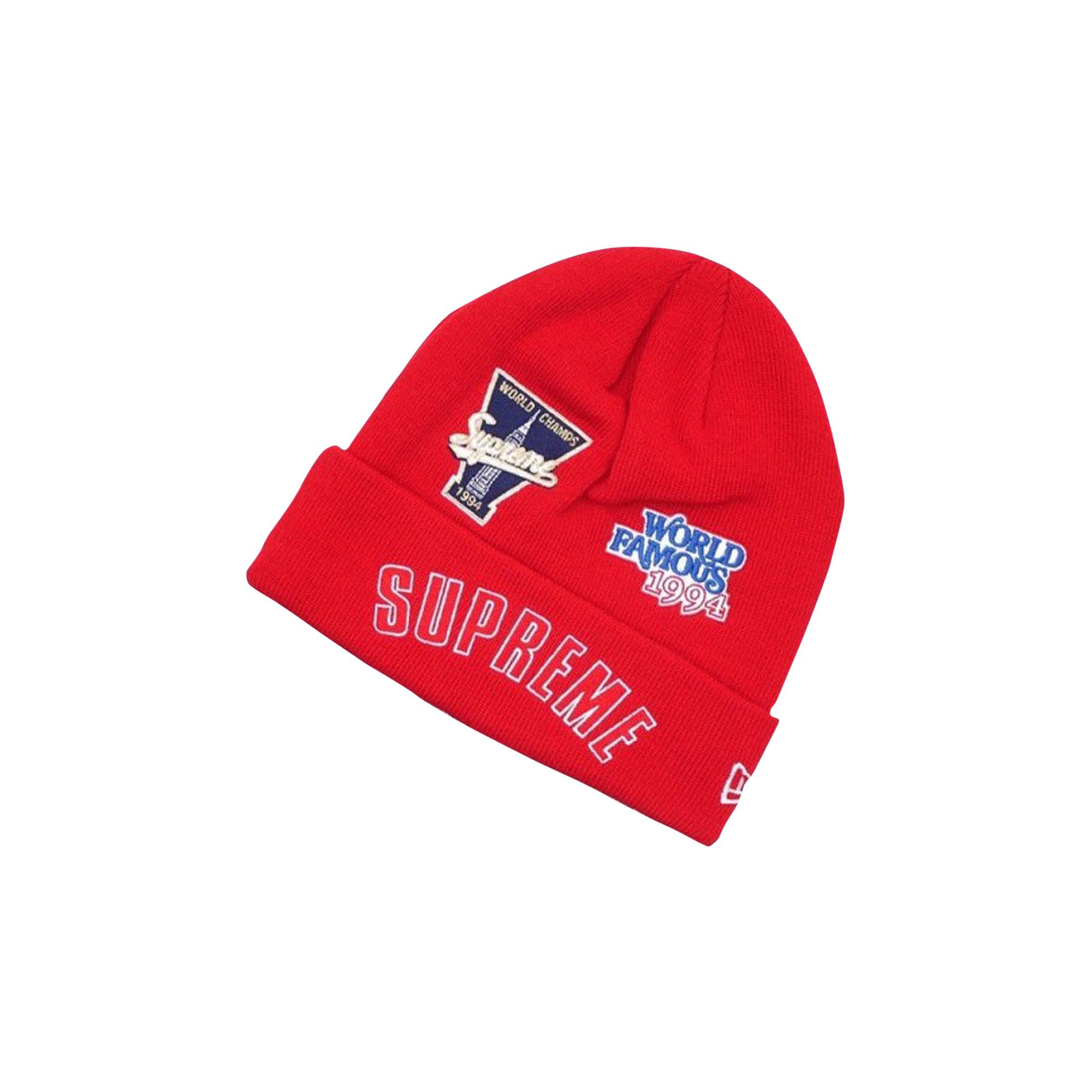 ニット帽/ビーニー Supreme New Era Championship Beanie Red Supreme X New Era Championship Beanie - Red | Editorialist
