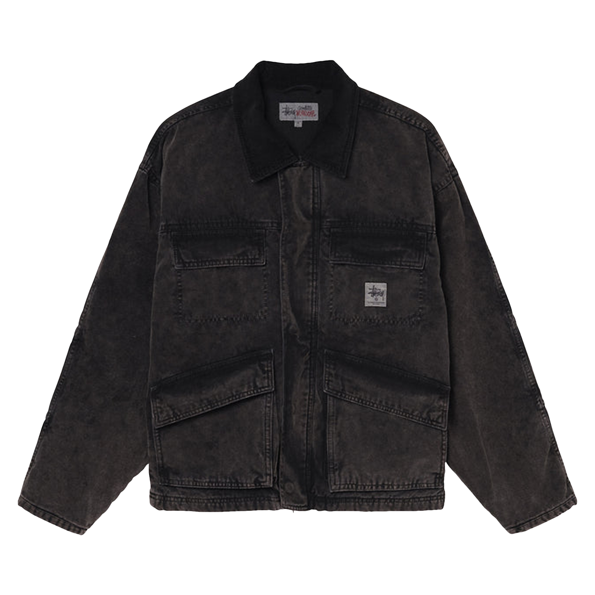 StüSsy Trucker Denim Jacket - Black | Editorialist
