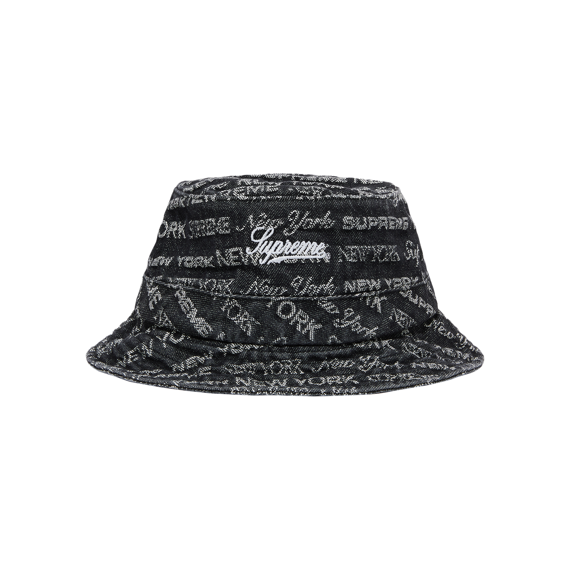 Supreme blue denim hat - Gem Multi Type Jacquard Denim Crusher Blue L