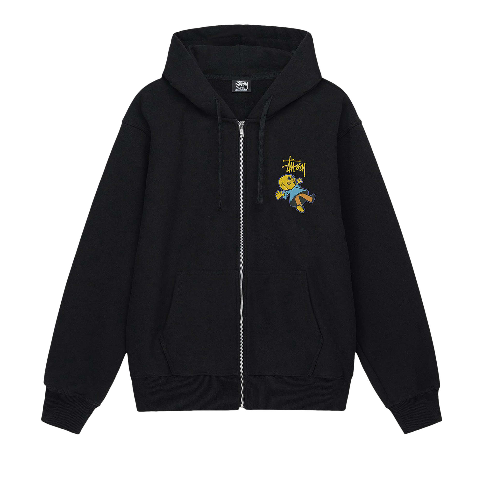 トップス stussy flipped zip hoodie Stussy Flipped Zip Hoodie (Grey) – The Factory KL