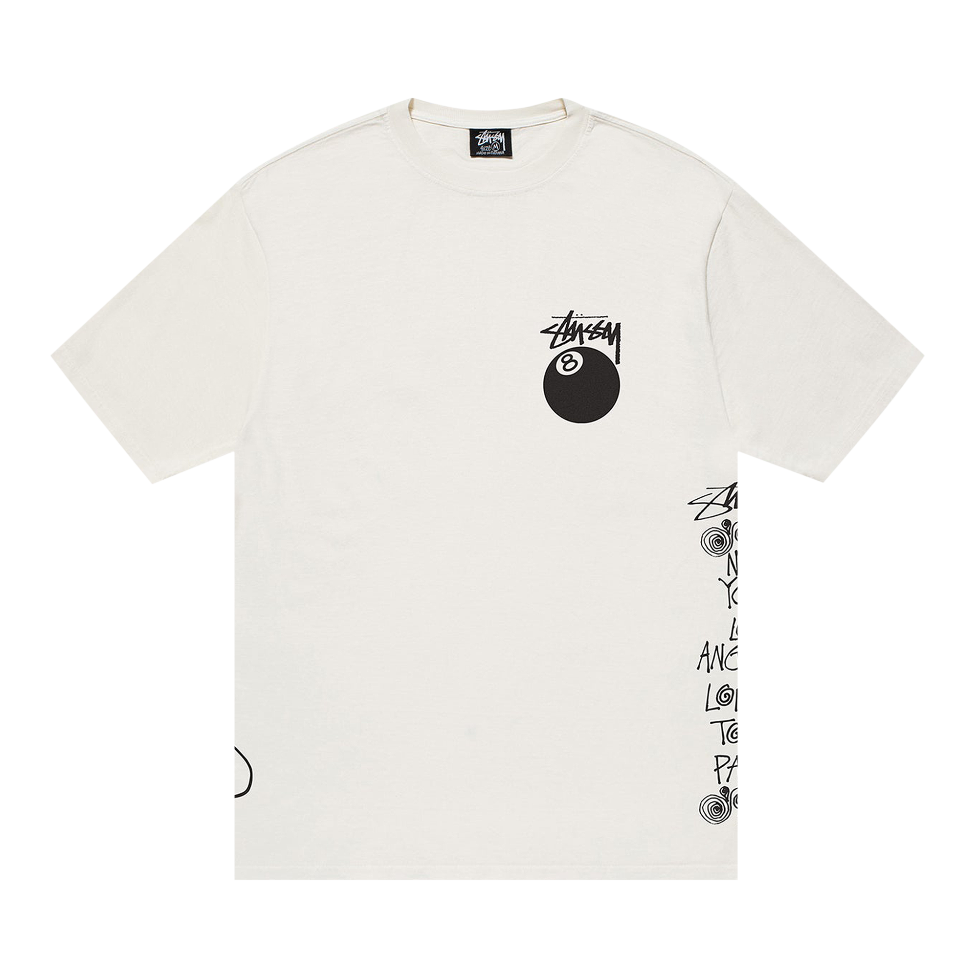 StüSsy Test Strike Pigment Dyed Long-Sleeve Tee - Black | Editorialist