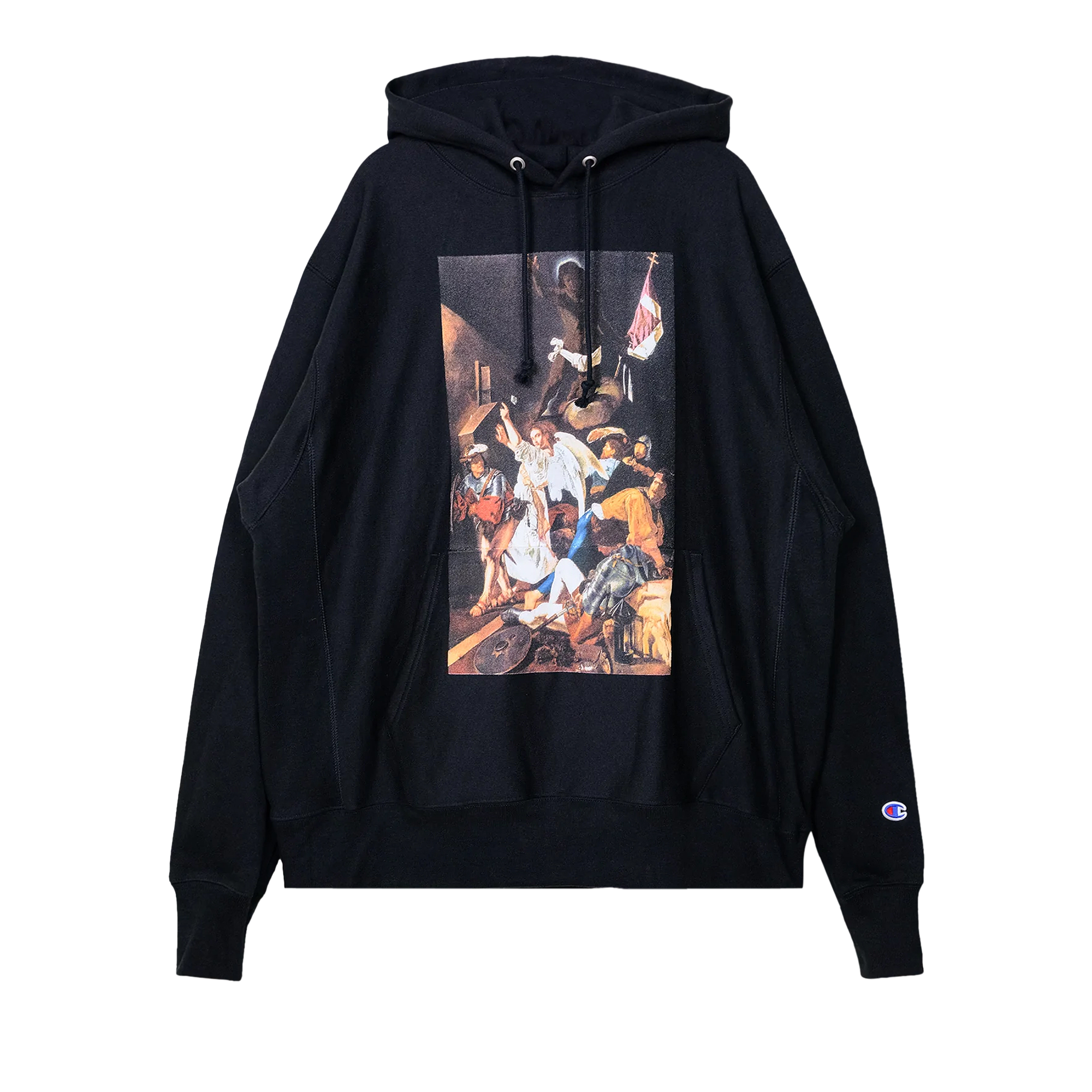 Denim Tears Pyrex Tears Hoodie In Black | Editorialist