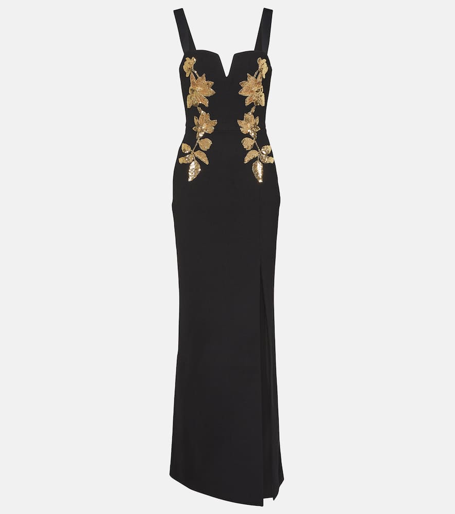 rebecca vallance black and gold dress Rebecca Vallance Chelsea Gown