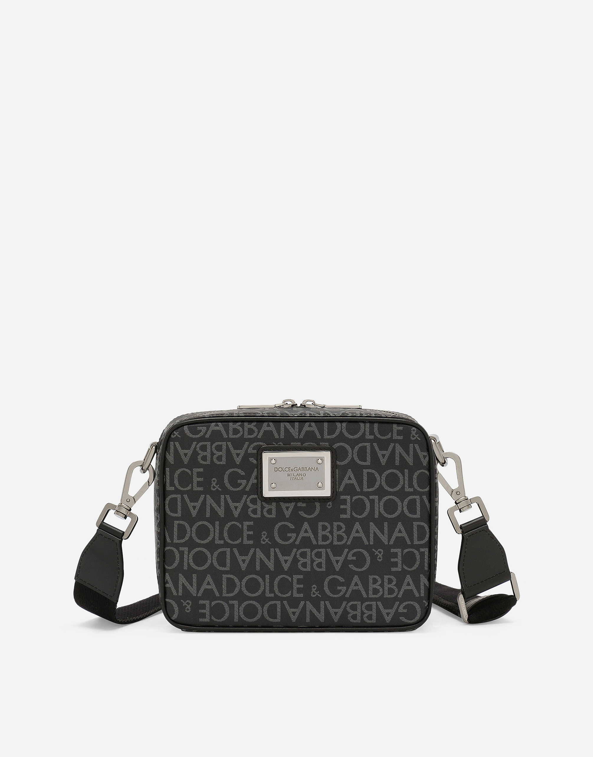 DOLCE & GABBANA Dolce & Gabbana Coated Jacquard Crossbody Bag