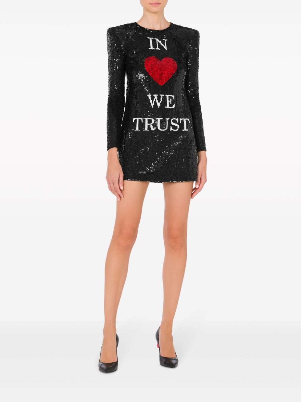 MOSCHINO Moschino Sequin-Embellished Minidress