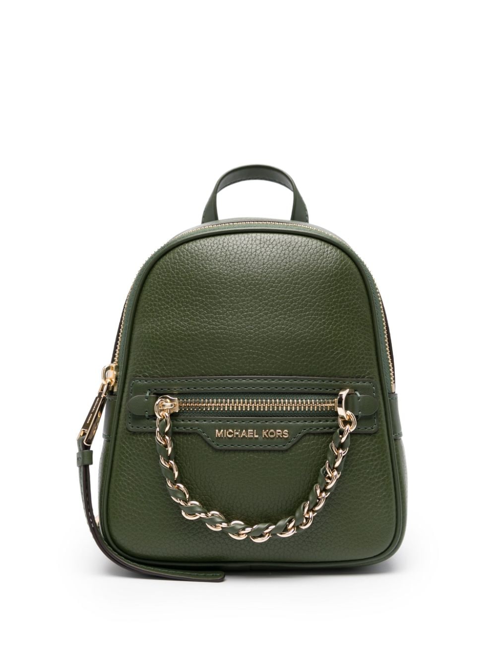 Michael Kors Elliot Leather Backpack In Green - 46% Off  display picture 1