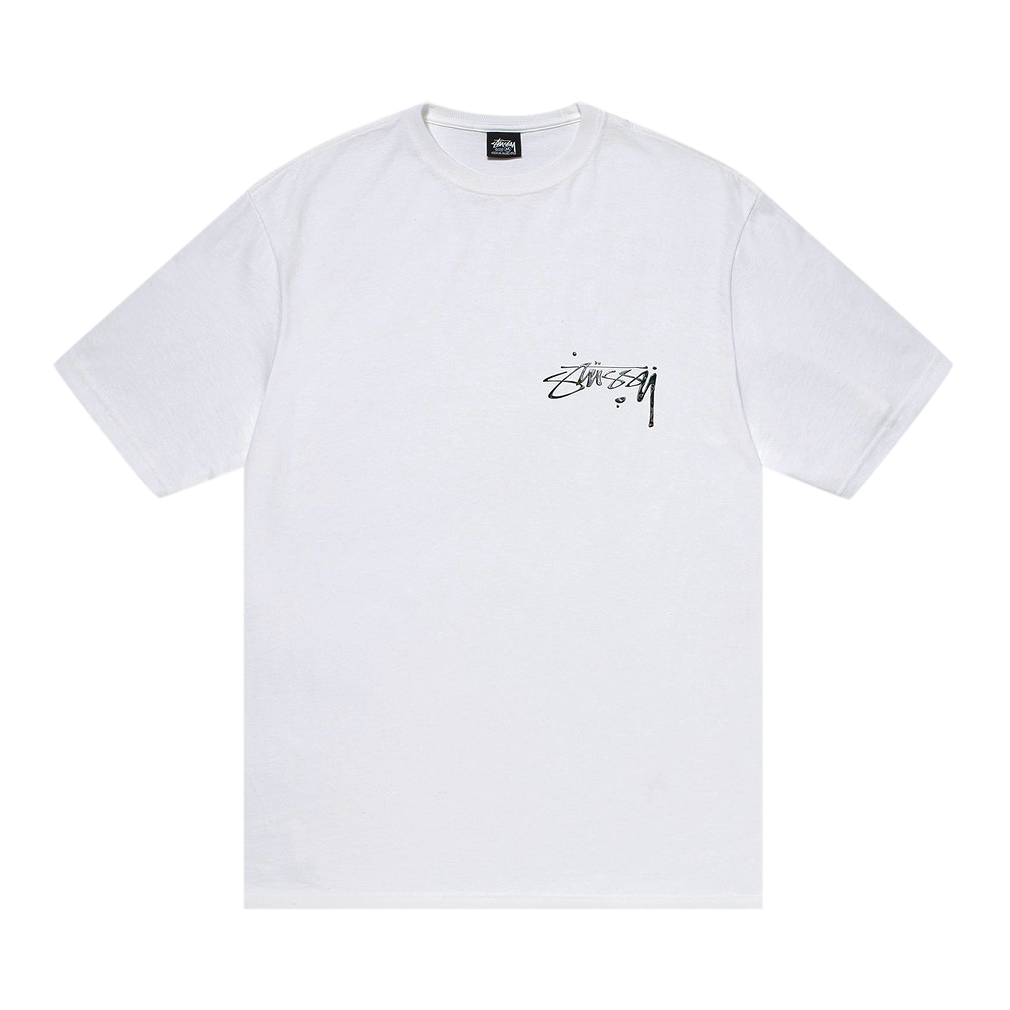 トップス STUSSY REFRACTED TEE WHITE Msize StüSsy Refracted Tee - White | Editorialist
