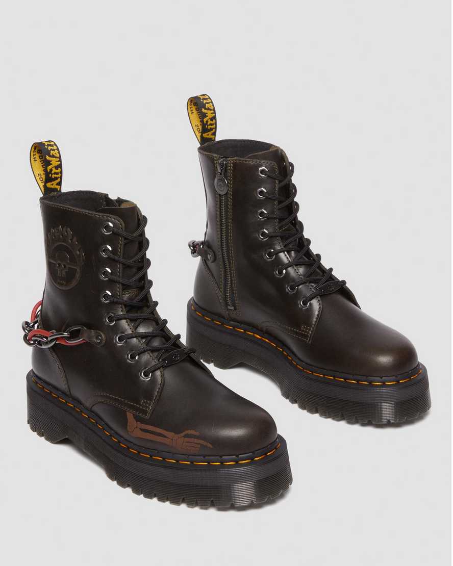 Martens Jadon Brown Boots Dr Martens Martens Jadon Boot Wb Mad Max