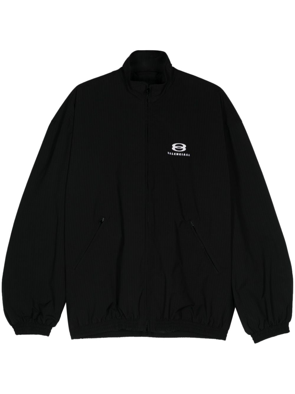 ジャケット・アウター BALENCIAGA UNITY SPORTS ICON COCOON KICK Balenciaga Unity Sports Icon Cocoon Kick Windbreaker - Black