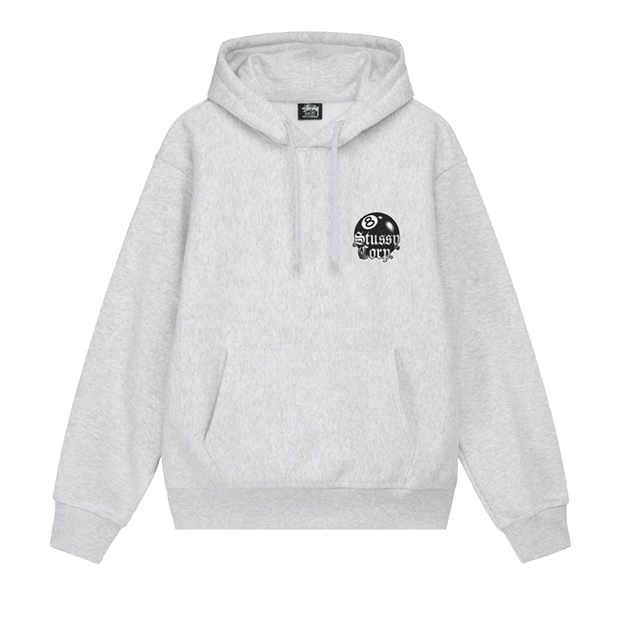 StüSsy 8 Ball Corp. Hoodie - Grey | Editorialist