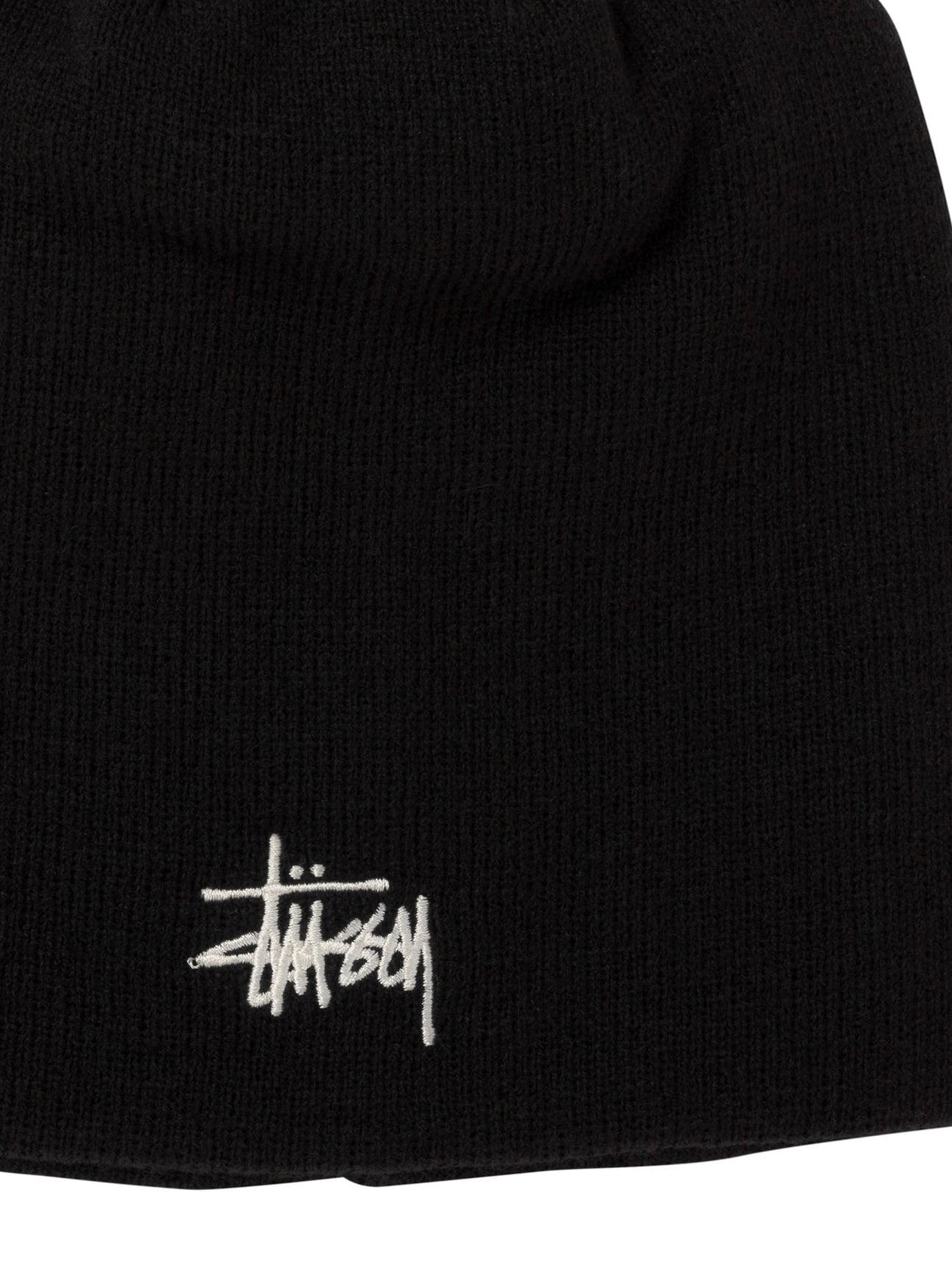 StüSsy Basic Skullcap Beanie - Black | Editorialist