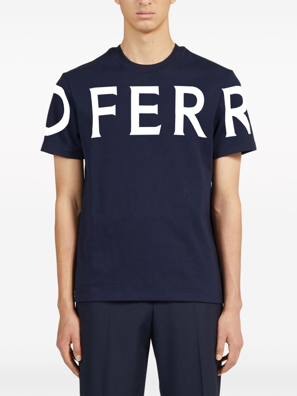 SALVATORE FERRAGAMO logo-print cotton t-shirt