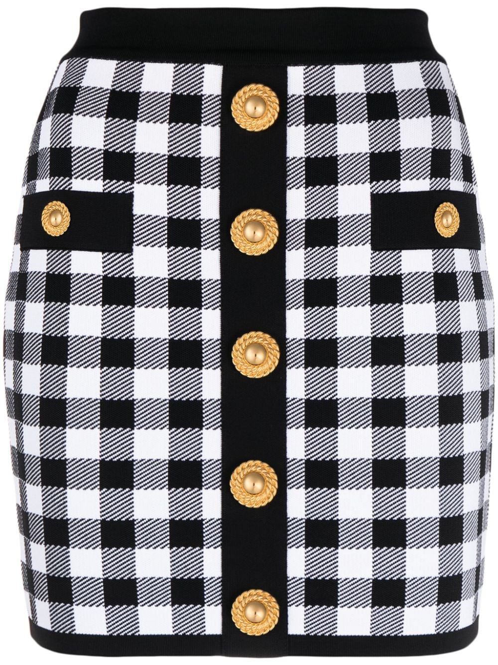 CARA CARA Check-Pattern Sleeveless Top