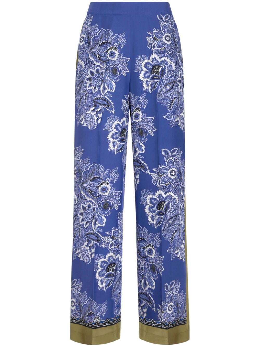 ETRO ETRO Bandana Print Silk Trousers