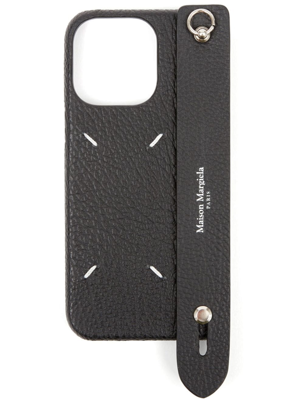 Maison Margiela Four-Stitch Iphone 14 Pro Max Case In Black - 40