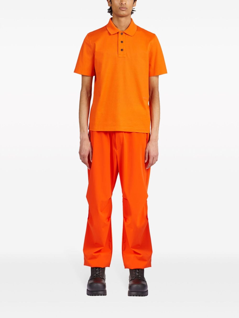 SALVATORE FERRAGAMO polo-collar cotton polo shirt