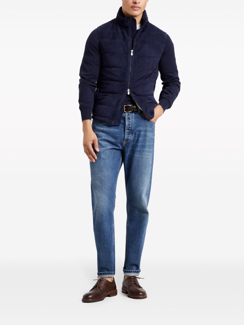 BRUNELLO CUCINELLI High-Neck Padded Gilet