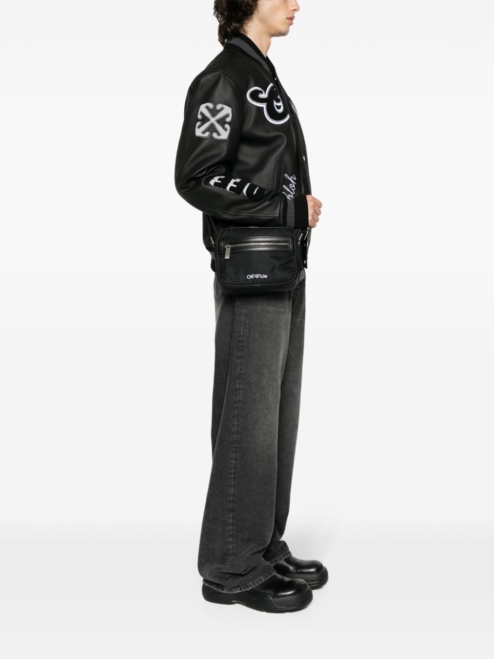 OFF-WHITE Off-White core logo-print camera bag