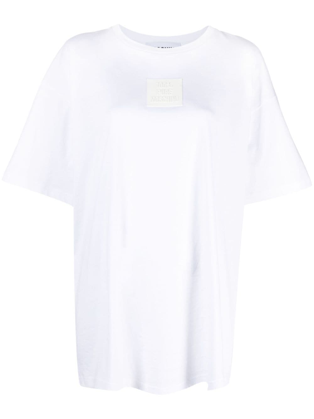 MOSCHINO Logo-Patch Organic Cotton T-Shirt