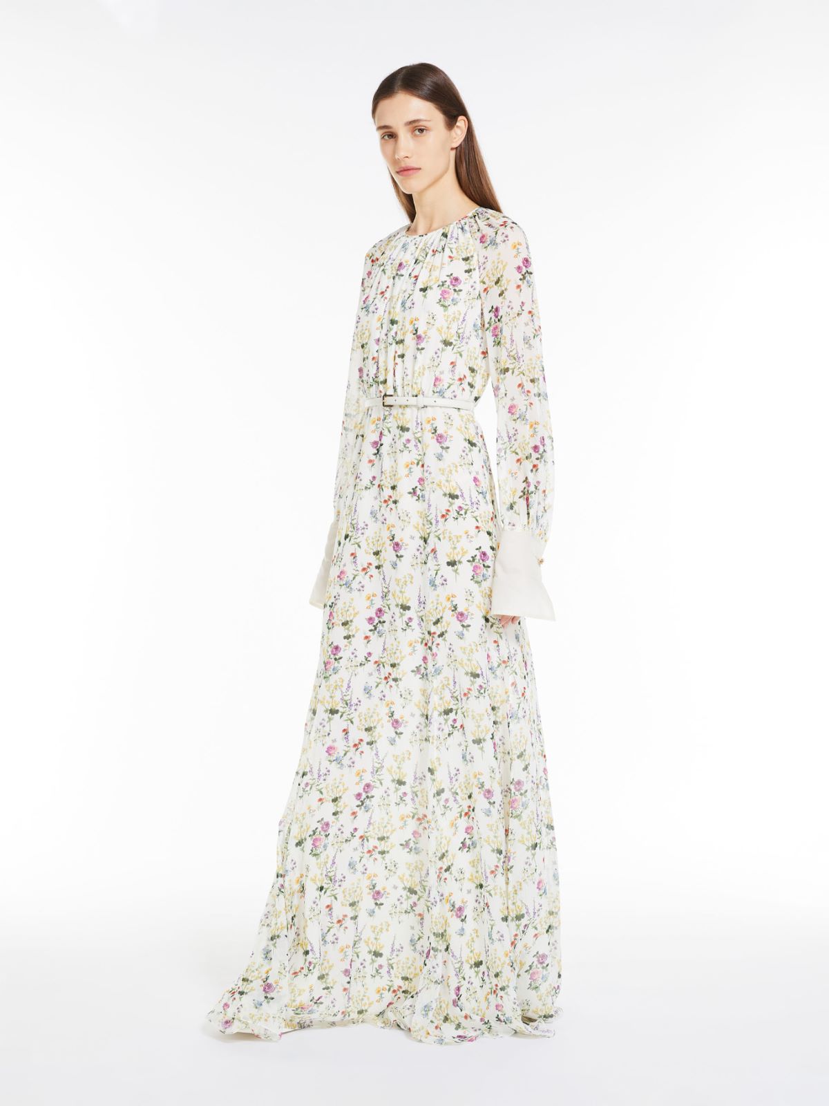 max mara maxi dress Max Mara Long-sleeve Maxi Dress