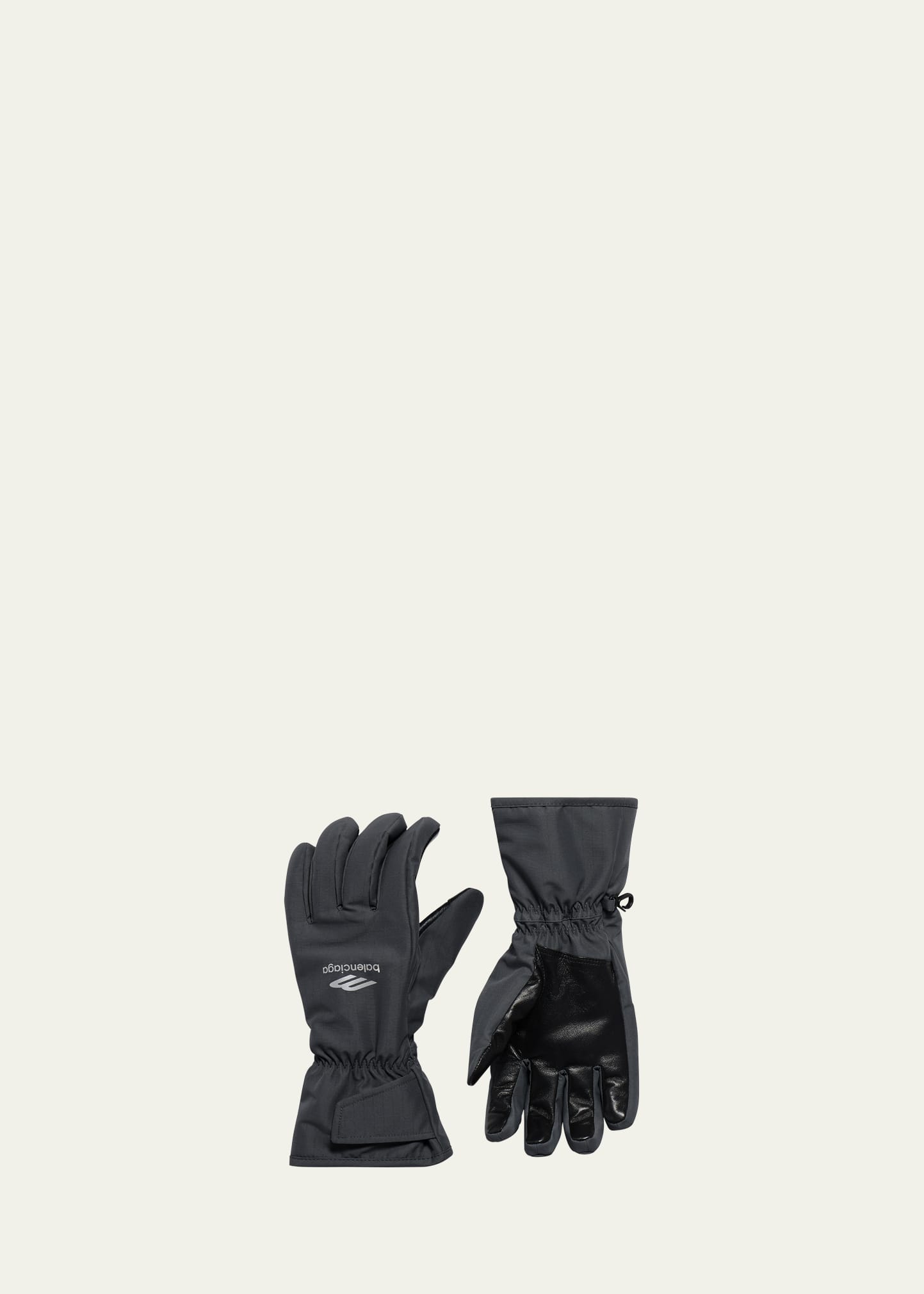 Balenciaga 3b Sports Icon Ski Gloves - Noir | Editorialist