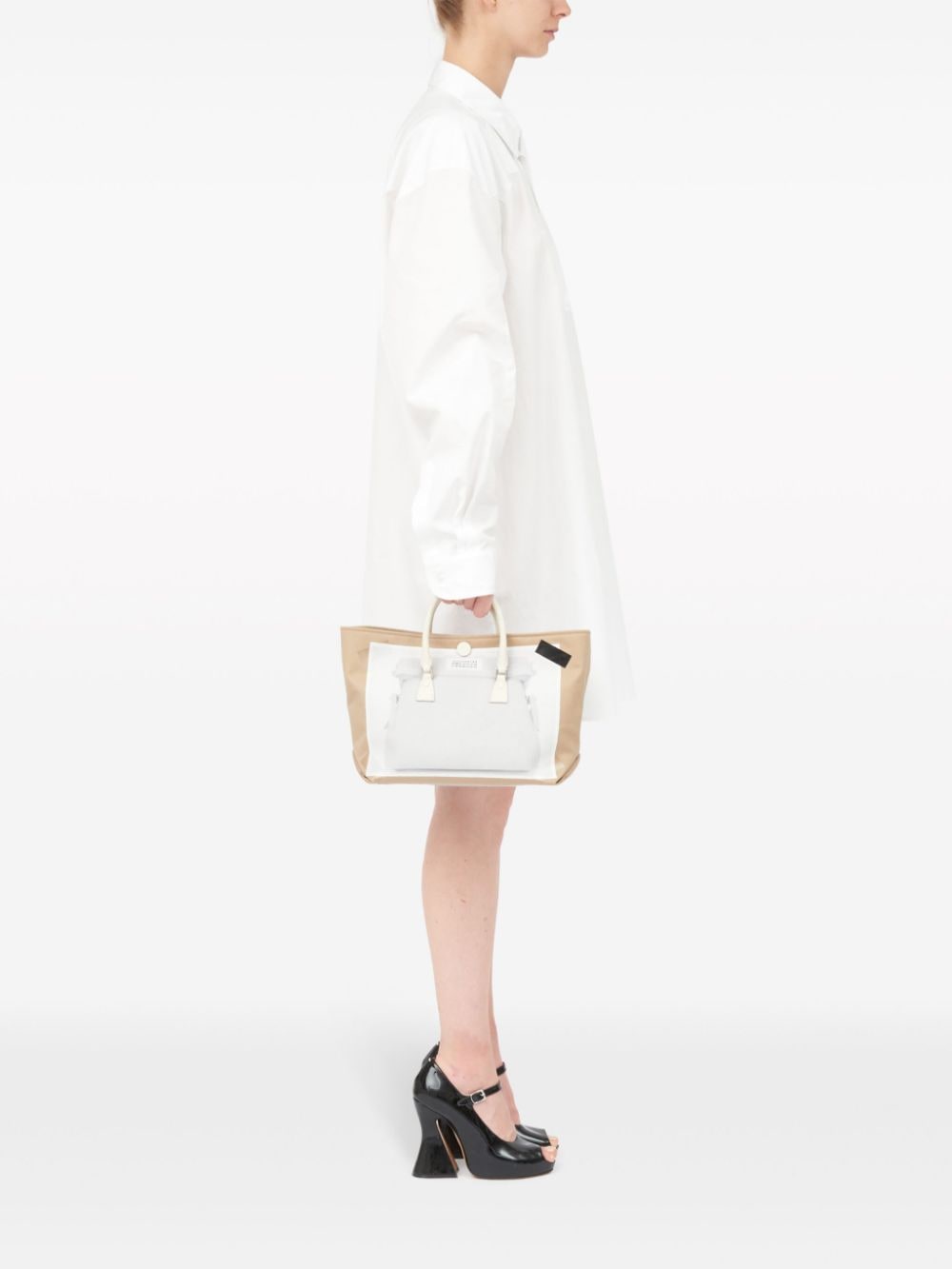 MAISON MARGIELA Maison Margiela Micro 5AC Trompe-l'Oeil Top-Handle Bag