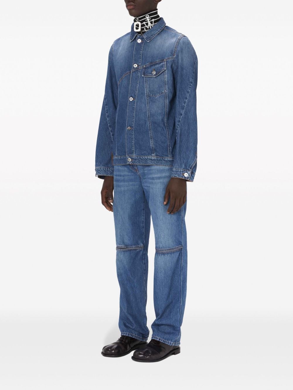 JW ANDERSON JW Anderson Twisted Denim Jacket