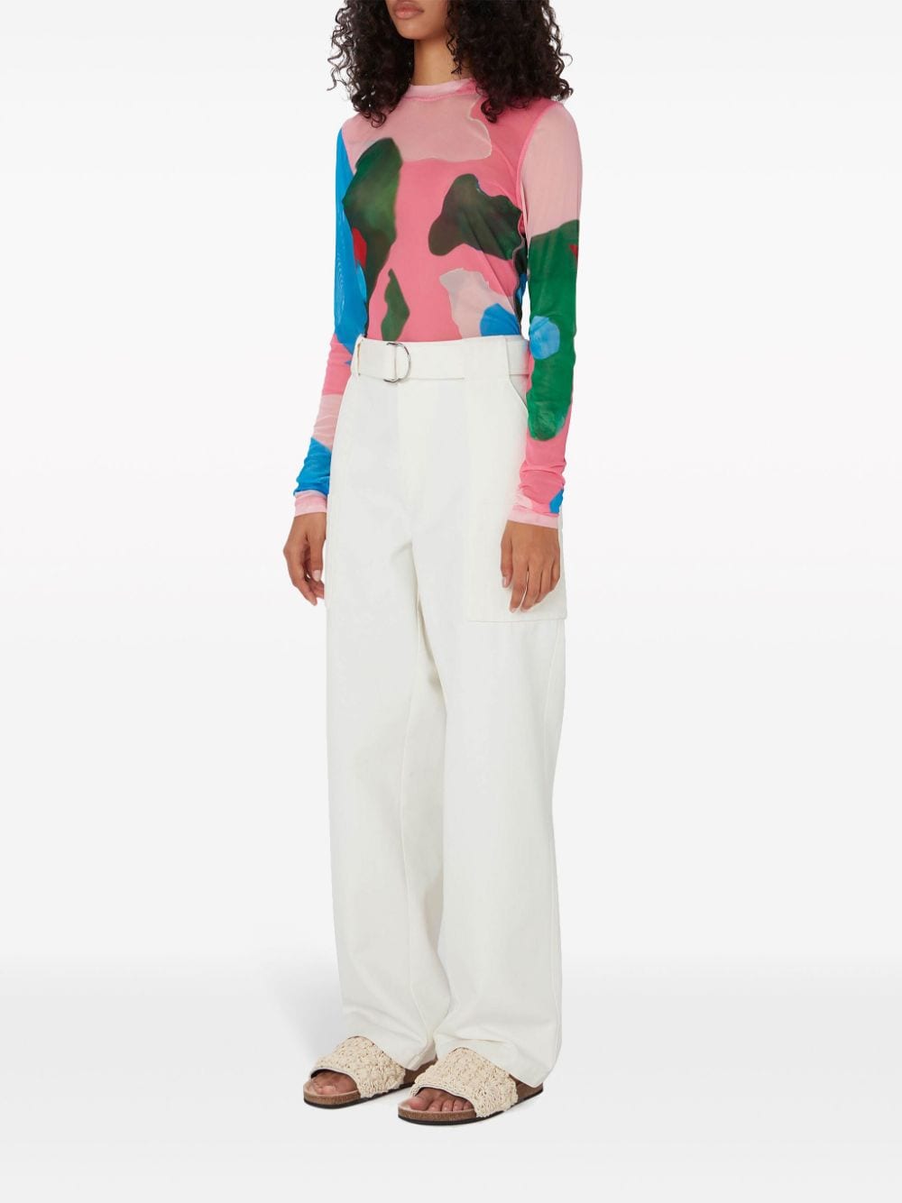 JW ANDERSON JW Anderson Wide-Leg Cargo Trousers