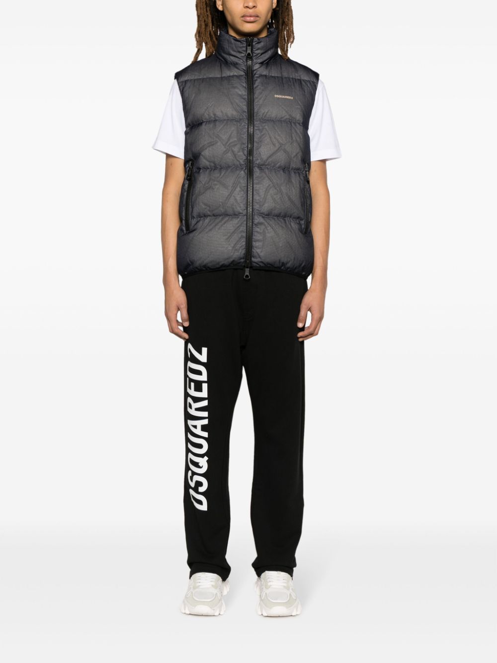 DSQUARED2 DSQUARED2 Logo-Embossed Ripstop Puffer Vest